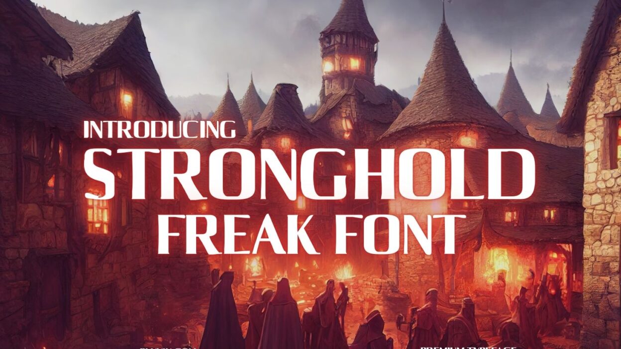 Stronghold Freak Font - Pluvix